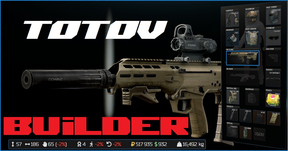 Totov Builder - Gun modding & loadout builder for Tarkov
